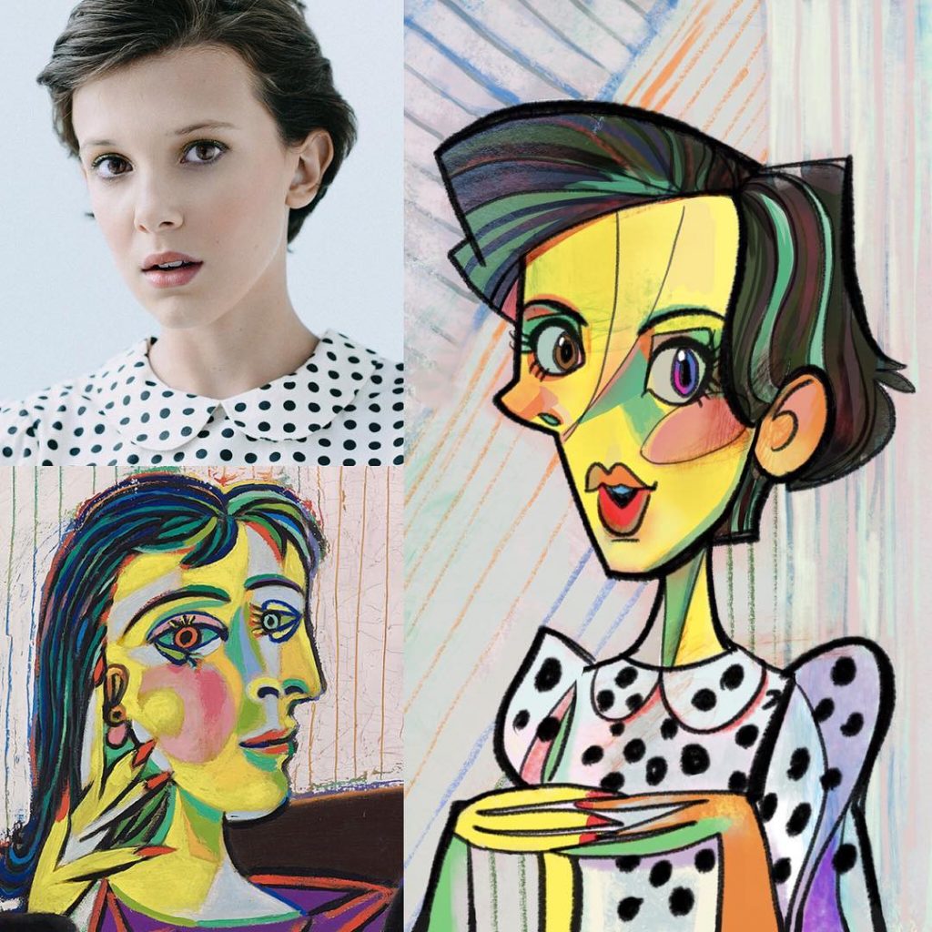 Artist Takes Famous Movie Characters And Turns Them Into Works Of Art