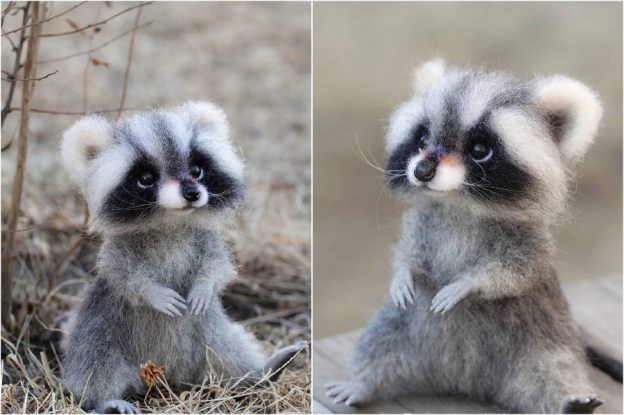 Super Realistic And Extra Cute Felt Animals By Russian Artist