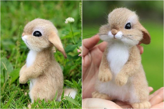 Super Realistic And Extra Cute Felt Animals By Russian Artist