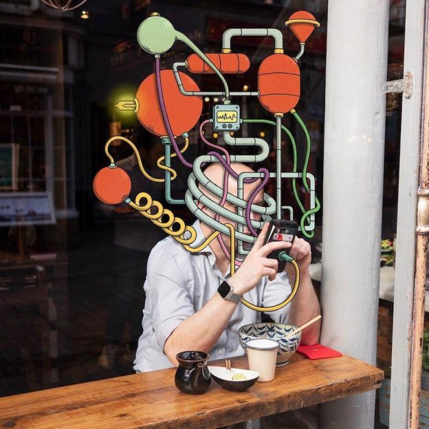 Phone Buddies By Illustrator Andre Rae