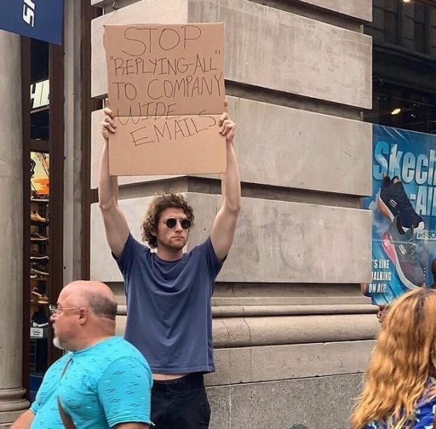 The Guy Silently Protests Against Everything Annoying (17 Photos)