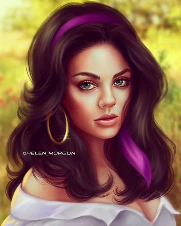 Russian Artist Reimagines Famous Actresses As Disney Princesses