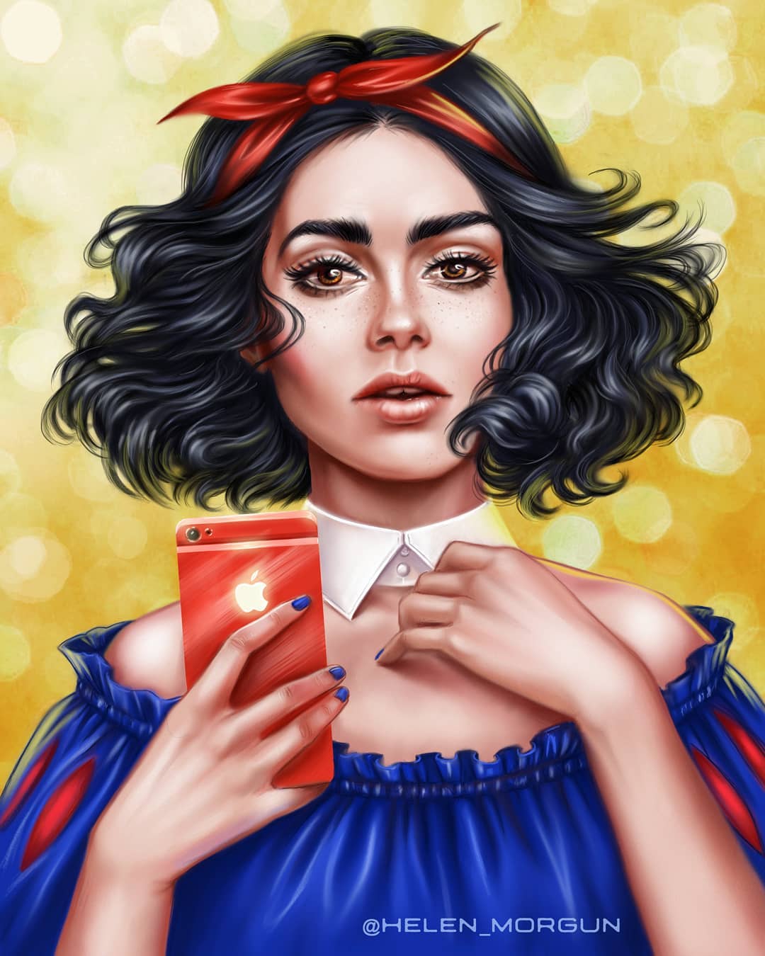 ≡ Russian Artist Reimagines Famous Actresses As Disney Princesses Brain ...