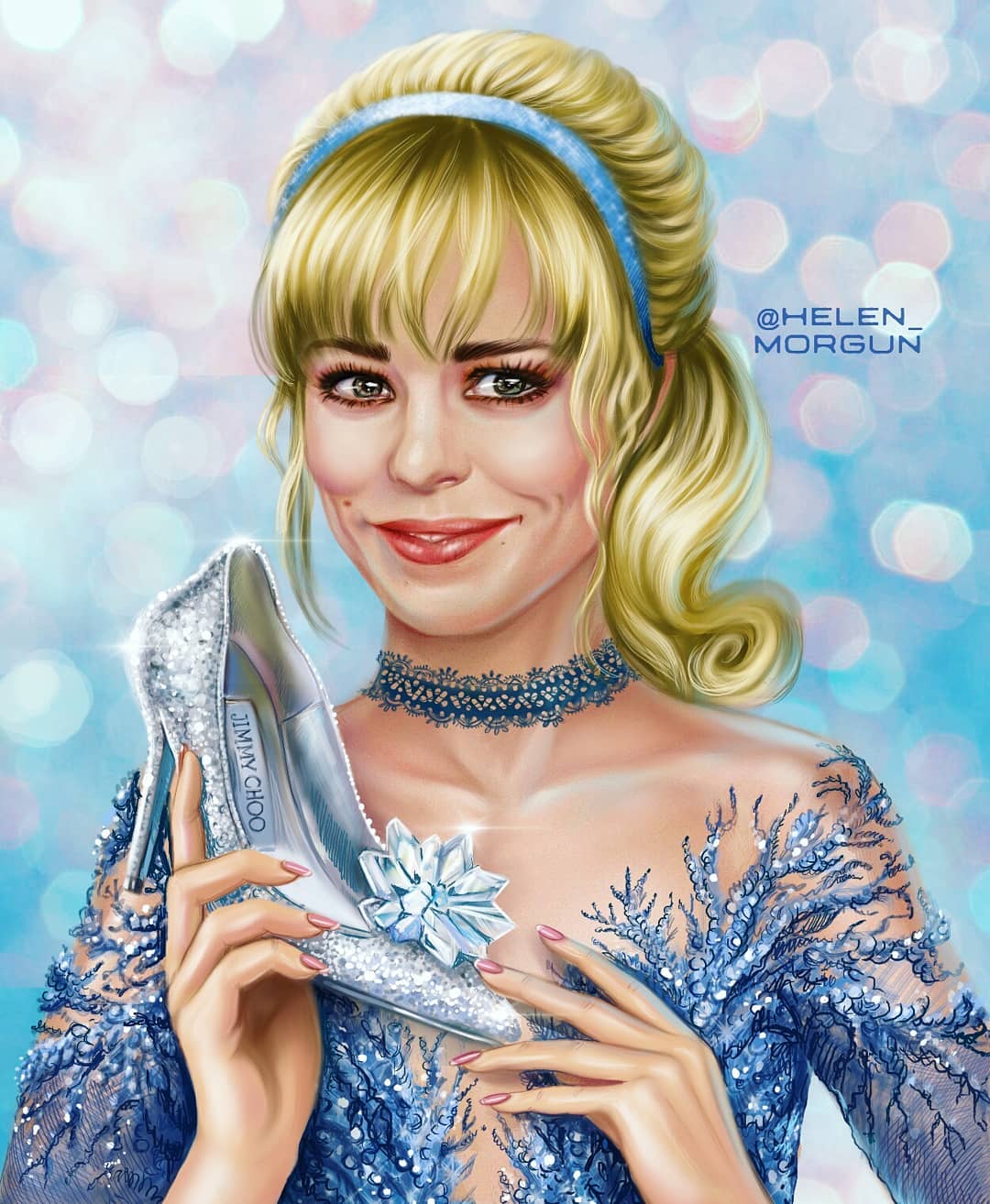 ≡ Russian Artist Reimagines Famous Actresses As Disney Princesses Brain ...