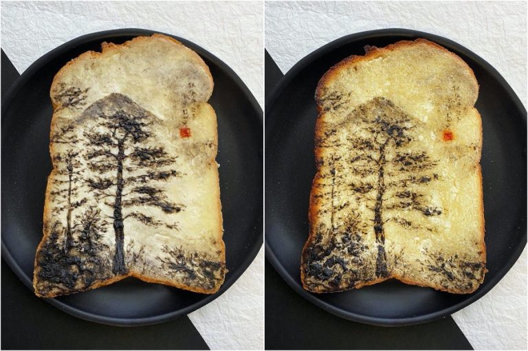 This Edible Toast Art By A Japanese Artist Will Make You Hungry