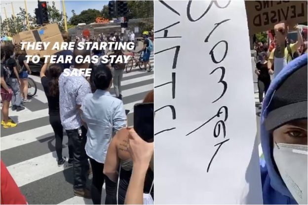 Celebrities Join The George Floyd Protest