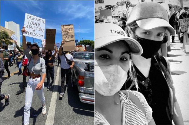 Celebrities Join The George Floyd Protest