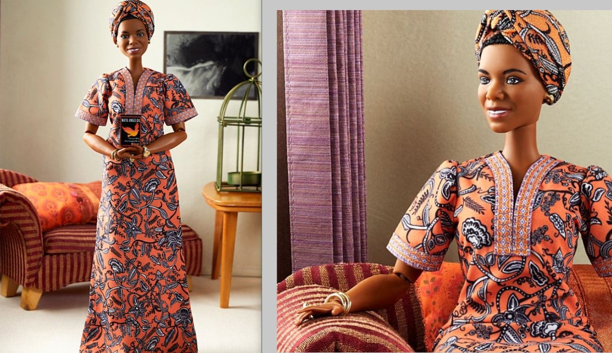≡ Nova Barbie – Mattel lança versão homenageando Maya Angelou Brain Berries