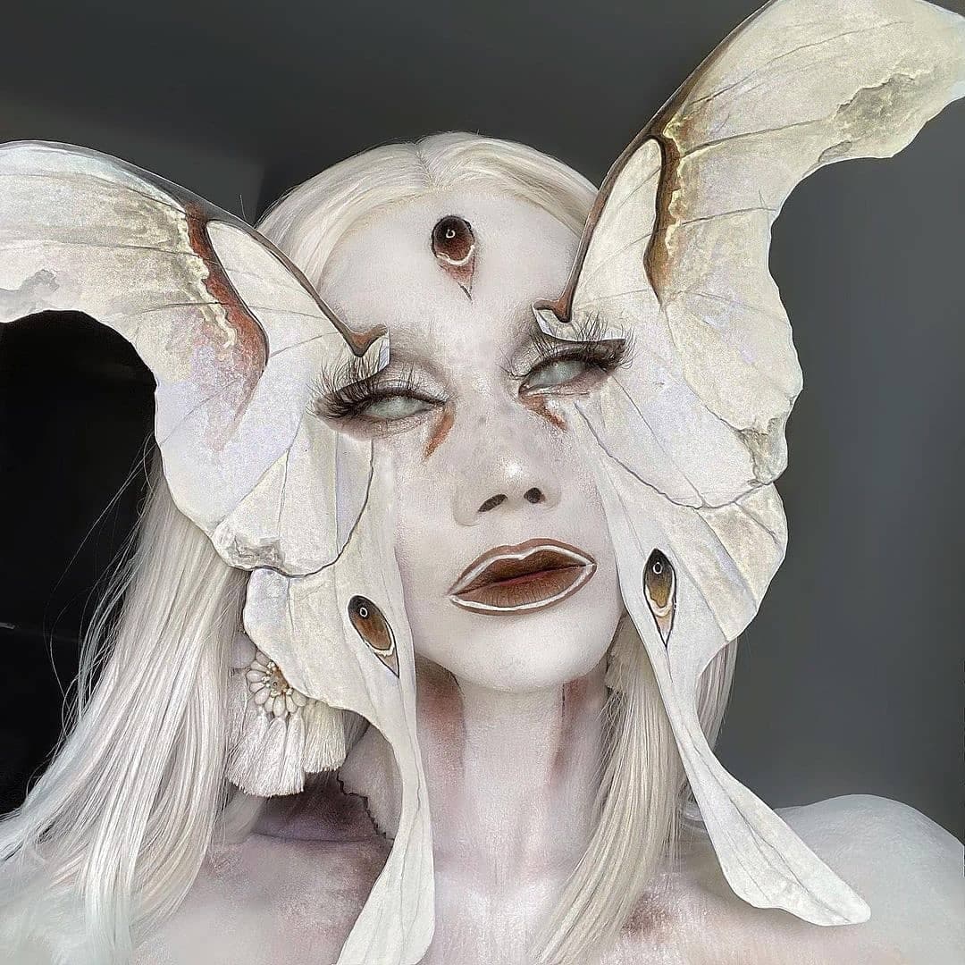 Fantastical Makeup Looks That Are A Mix Of Beauty And Creepiness