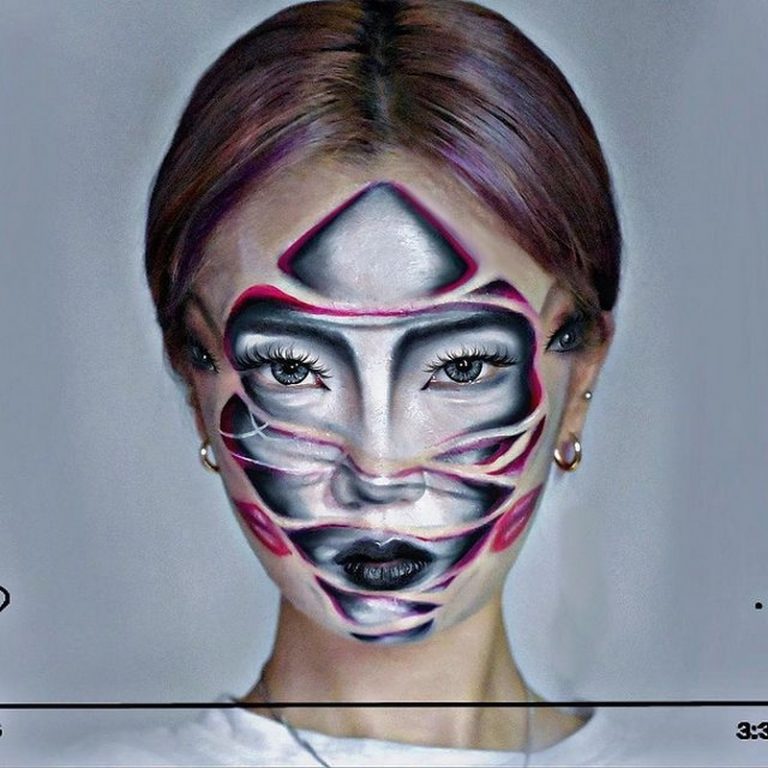 Korean Makeup Artist j._.make Does Surrealistic Makeup