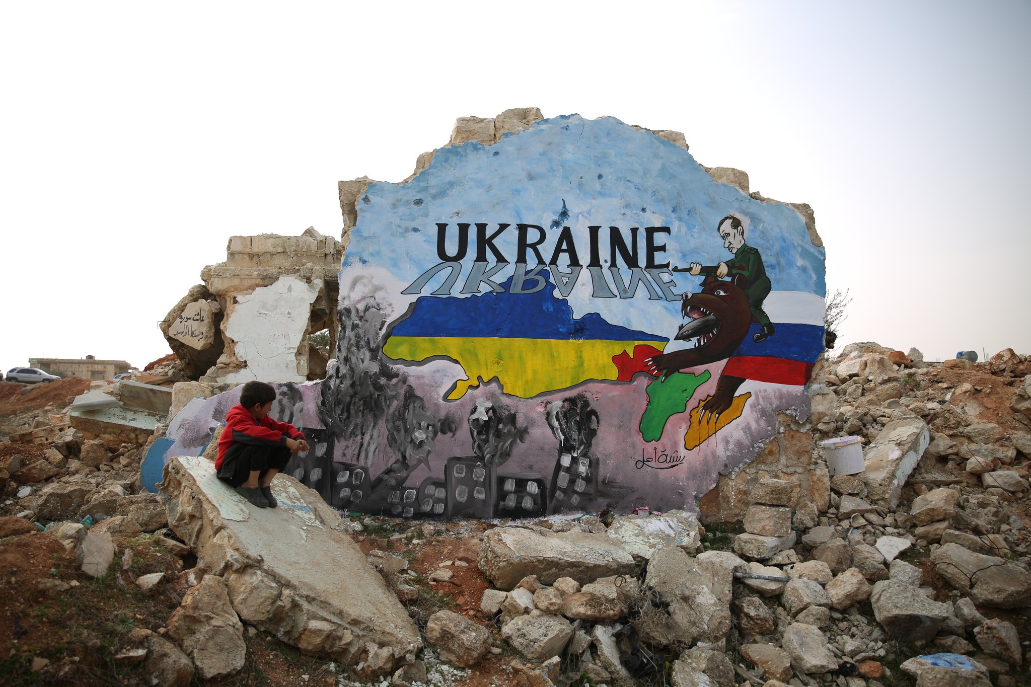 ≡ Stunning Street Art Murals in Support of Ukraine Brain Berries