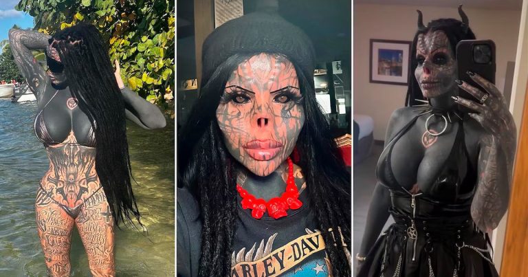 Une métamorphose hors norme : Toxii, l’icône tatouée qui bouscule les ...